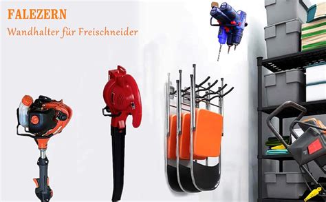 Grass Strimmer Wall Bracket Falezern 2 Pcs Universal Metal Garden