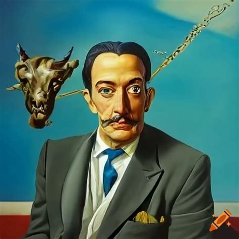Portrait Of Salvador Dali On Craiyon