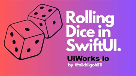 Rolling 3d Dice In Swiftui By Nikhilgohil11 At Uiworks Youtube