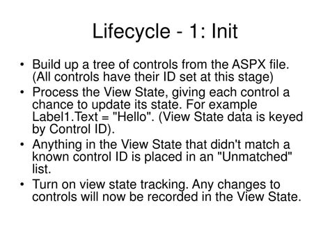 ppt page lifecycle in asp powerpoint presentation free download id 428581