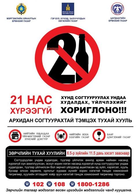 Архи согтууруулах ундааг АНЬЦГААЯ