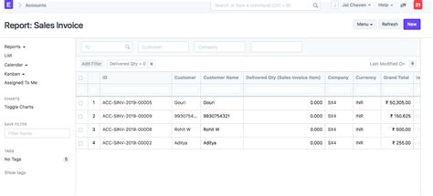 Delivered Qty Sales Invoice Item Filter Is Not Working Properly