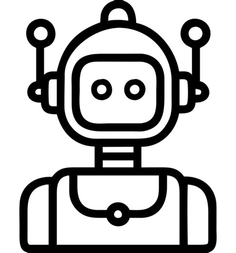 Robot Outline Pngs For Free Download