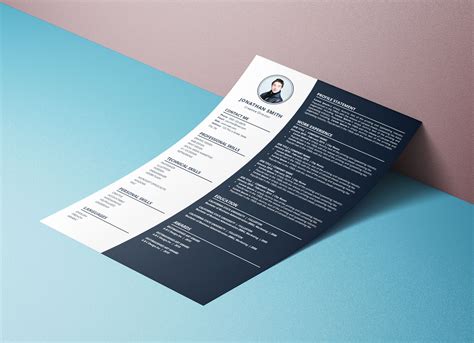 Free Simple To Edit Word Resume CV Template Good Resume