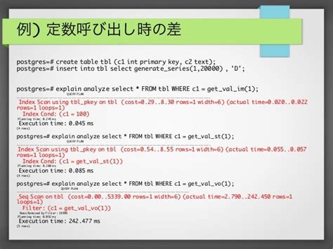 Postgresqlの関数属性を知ろう