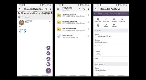 the oracle content management mobile app