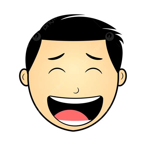 웃는 소년 표현 만화 벡터 웃는 얼굴 만화 웃음 행복하다 Png 일러스트 및 Psd 이미지 무료 다운로드 Pngtree