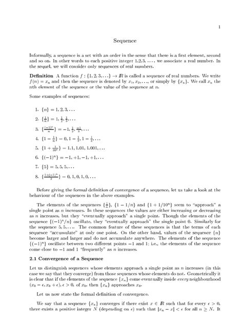 Sequence Pdf Numbers Abstract Algebra