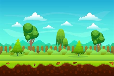 Premium Vector Vector Fantasy Game Background