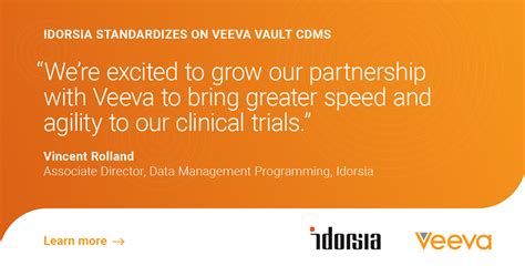 Veeva Vault Cdms Selected By Idorsia To Modernize Clinical Data