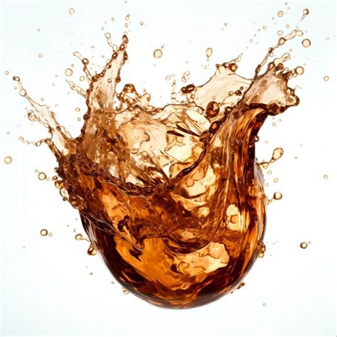 Energetic Splash Effect Abstract Art With Vibrant Colors And Dynamic