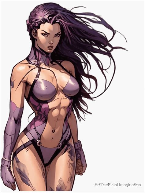 Mutant Telepath In Swimwear Sticker For Sale By Artteeficialima