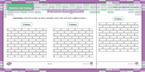 Grade 3 Robotics And Coding Pattern Recognition The Wall
