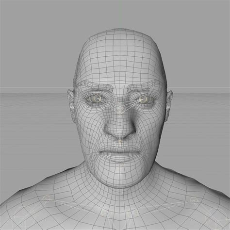 Version 3 Rigged 25 Year Old European Male Base Mesh 3d Model 5 C4d
