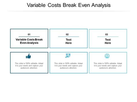Variable Costs Break Even Analysis Ppt PowerPoint Presentation Slides