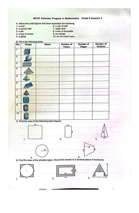 Mtap Grade 6 Session 5 Bachelor Of Secondary Education Studocu