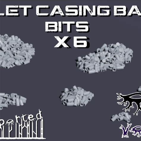 🎲 Bullet Casing Basing Bits・ 3d File For 3d Printing・cults