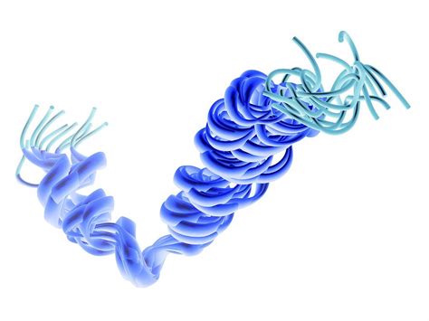 Beta Amyloid Peptide Molecule Artwork Photograph By Science Photo