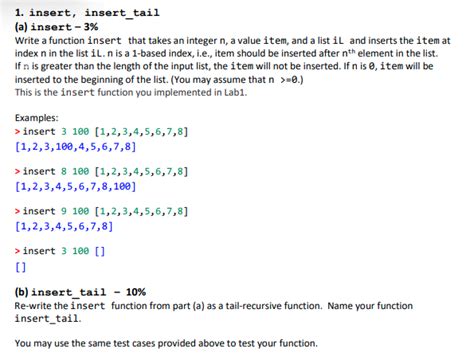 1 Insert Inserttail A Insert −3 Write A