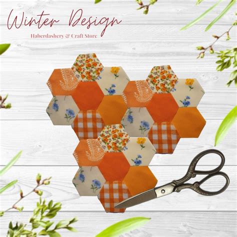 Pre Cut Hexagons Quilting Hexagons Patchwork Shapes Etsy