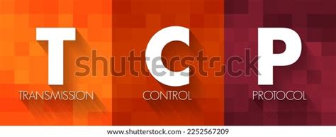 Tcp Transmission Control Protocol Standard That Stock Vector Royalty