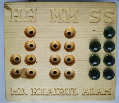 Binary Desk Clock Trybotics