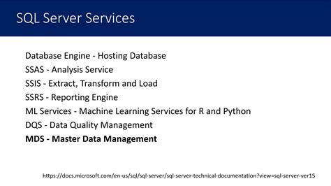 Sql Server 2019 Master Data Service Ppt