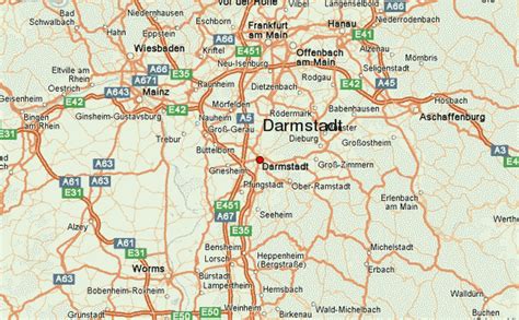 Карта германии дармштадт