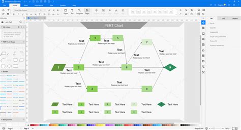 How To Create A PERT Chart Edraw