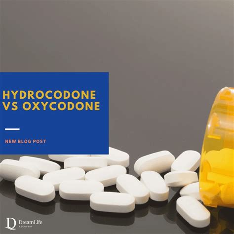 Hydrocodone Vs Oxycodone Dreamlife Recovery