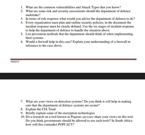 [solved] Project 1 What Are The Common Vulnerabil Solutioninn