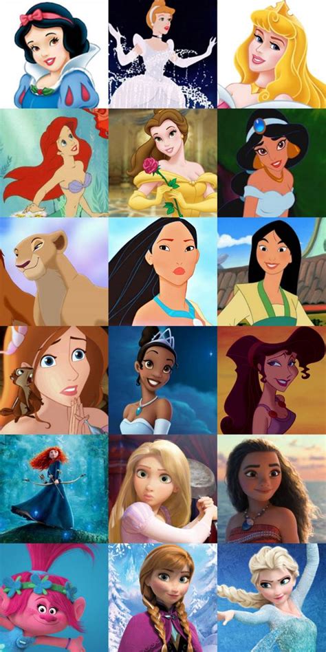 Disney Princess Collage Wallpaper
