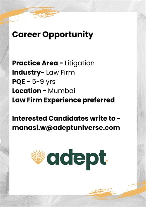 manasi waghela on linkedin hiring vacancy lawfirm civillitigation