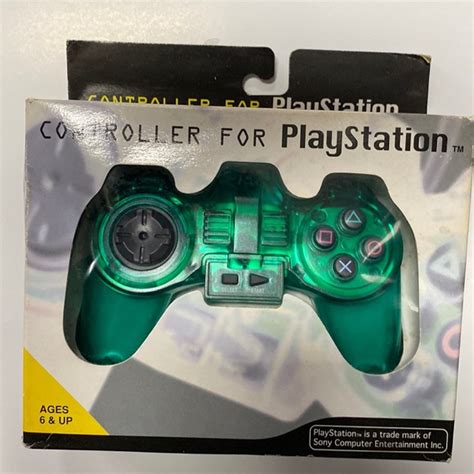 Sony Video Games Consoles Ps Original Clear Green Controller Nib Poshmark