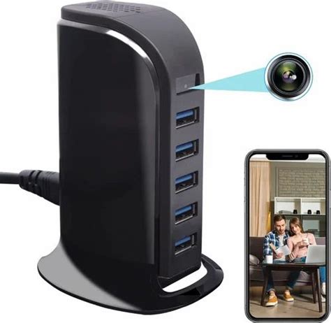 Black 1080 P Safety Net Spy Camera 5 Port Usb Wifi Spy Camera For Security At Rs 5999 In Ghaziabad