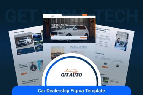 gitauto car dealership figma template