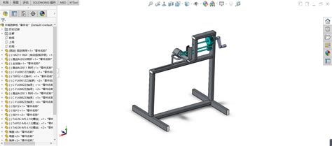 手摇剥笋机 SOLIDWORKS 2019 模型图纸下载 懒石网