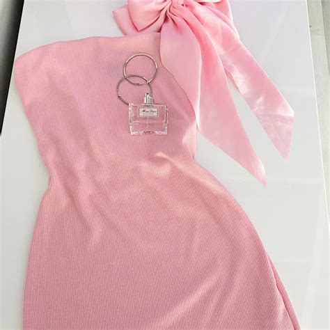 Light Pink Bodycon Dress🌷 Fits Xss Never Worn Depop