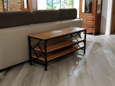 Тумба під ТВ Ромбо метал з ДСП Комод під телевізор ціна 4 677 00 грн