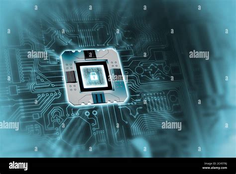 Secure Data Processing Concept Stock Photo Alamy
