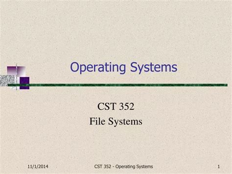 PPT Operating Systems PowerPoint Presentation Free Download ID 6055523