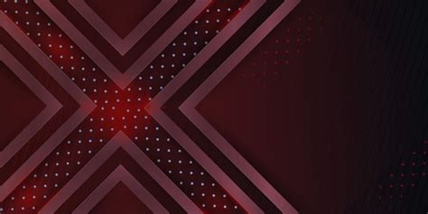 동적 겹침 레이어와 조명 장식이 있는 현대적인 빨간색 금속 추상 3d 배경 프리미엄 벡터