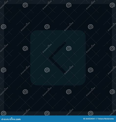 Disabled Back Direction Ui Element Template Stock Vector Illustration Of Statistics Undo