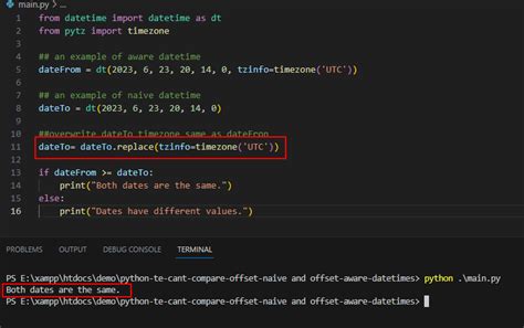 Typeerror Cant Compare Offset Naive And Offset Aware Datetimes In Python Solved Sourcecodester