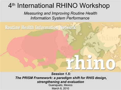 Orientation To Prism Framework Ppt