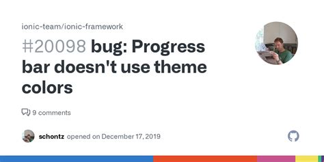 Bug Progress Bar Doesn T Use Theme Colors Issue Ionic Team Ionic Framework Github
