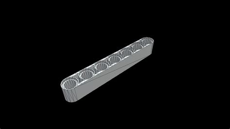 Liftarm Thick 1 X 7 3d Model By 2xstreamrobotics [a3ce5a2] Sketchfab