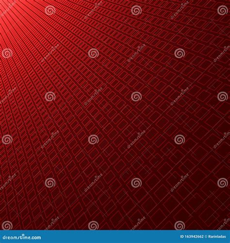 Abstract Red Gradient Radial Background With Diagonal Perspective