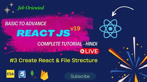 03 Reactjs 19 Tutorial Hindi Create React App And File Strecture Youtube