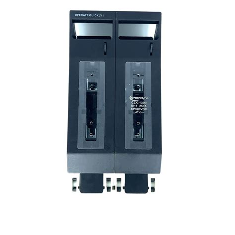 Nh01 Dc Fuse Disconnector Switch 2 Pole 48v Dc Lfp Battery Cablesmart